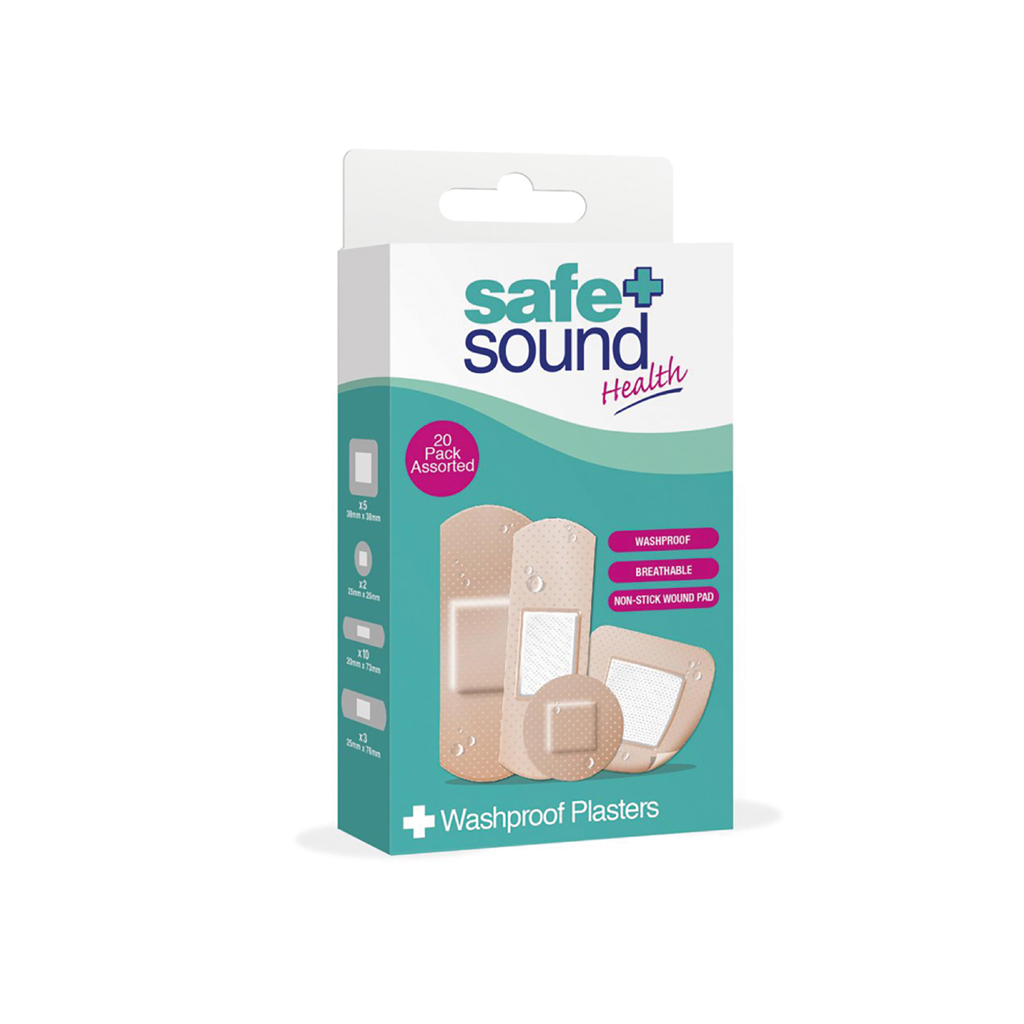 Safe & Sound Washproof Plasters | EMT Healthcare
