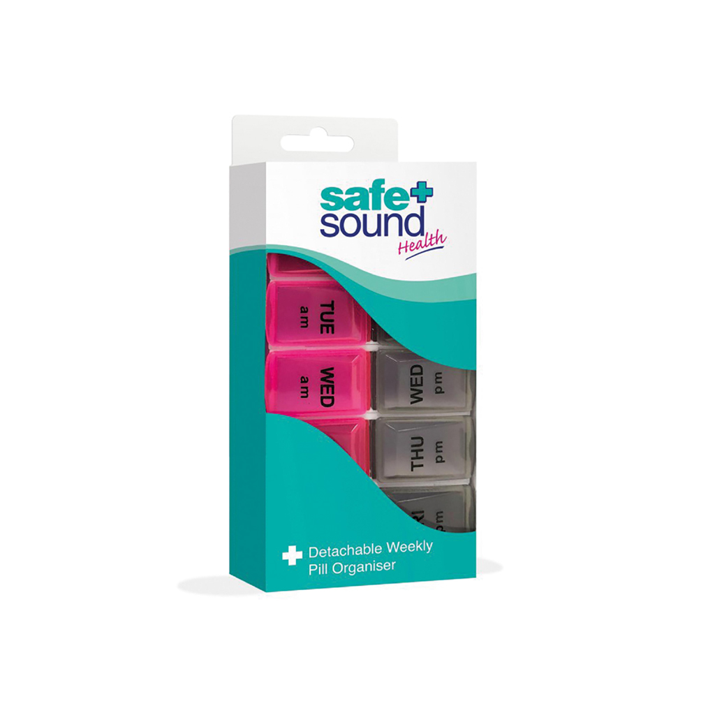 Safe & Sound 7 Day Detachable Pill Box | EMT Healthcare