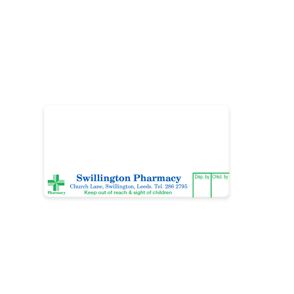 Swillington Pharmacy Dispensing Labels | EMT Healthcare