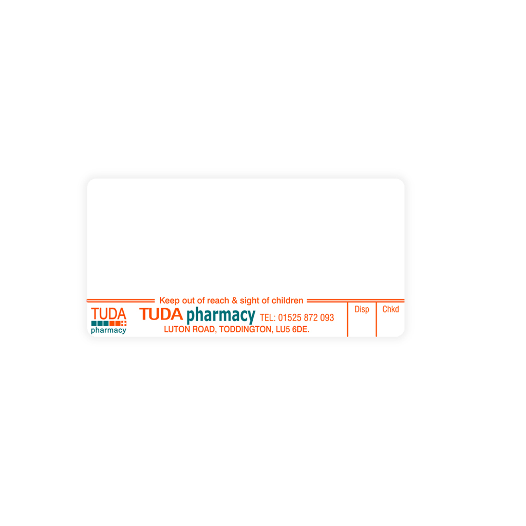 Tuda Pharmacy Dispensing Labels (Jade) | EMT Healthcare
