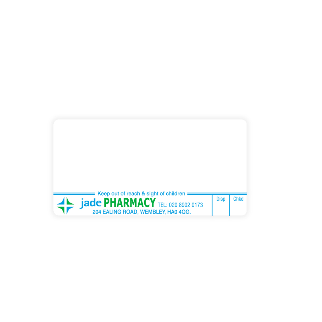Wembley Dispensing Labels (Jade) | EMT Healthcare