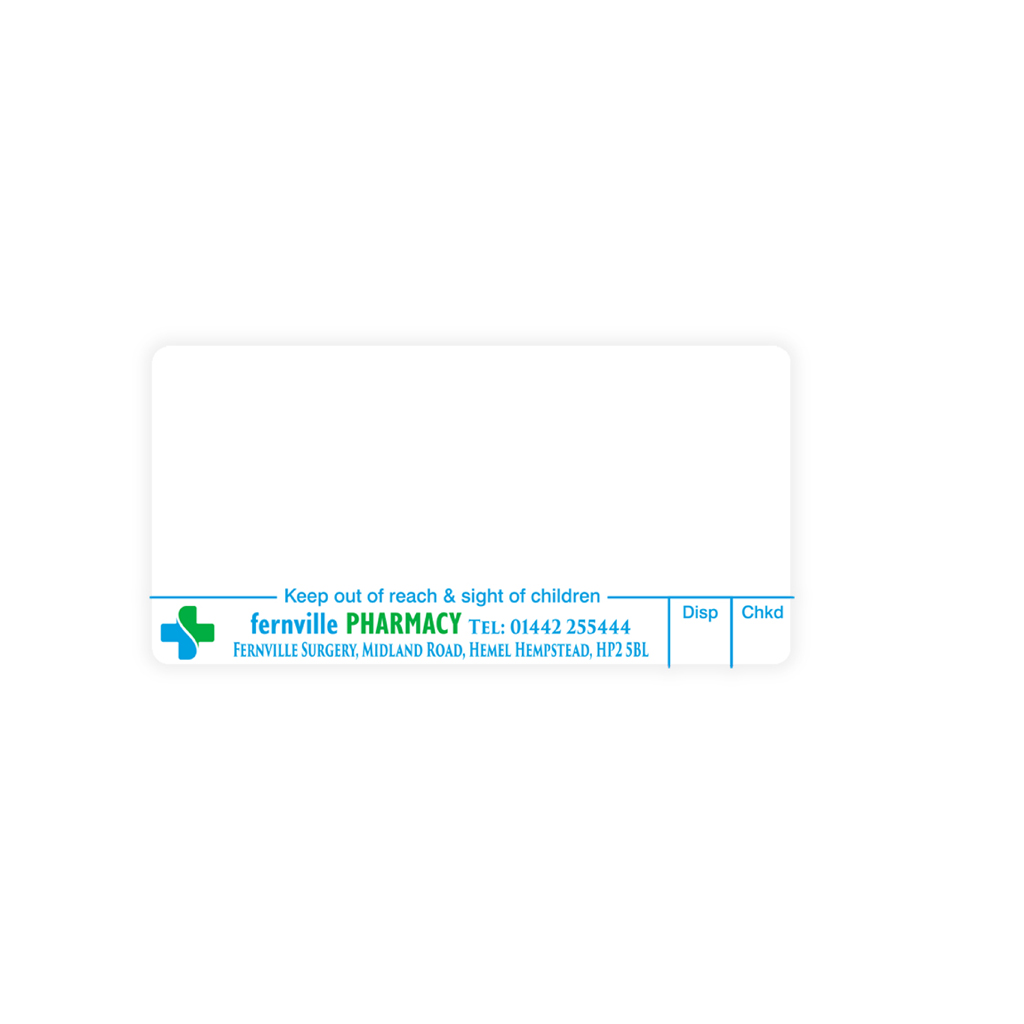Fernville Dispensing Labels (Jade) | EMT Healthcare