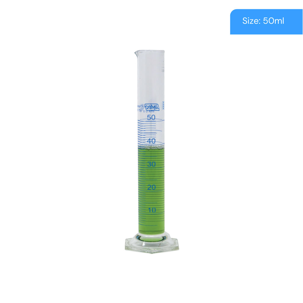 Grad Straight Glass Measure 50ml | EMT Healthcare